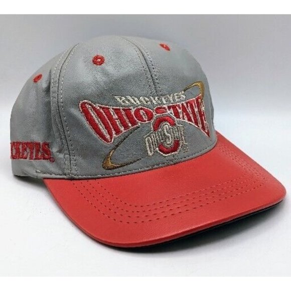 Modern | Accessories | Ohio State Buckeyes Genuine Leather Snapback Hat ...